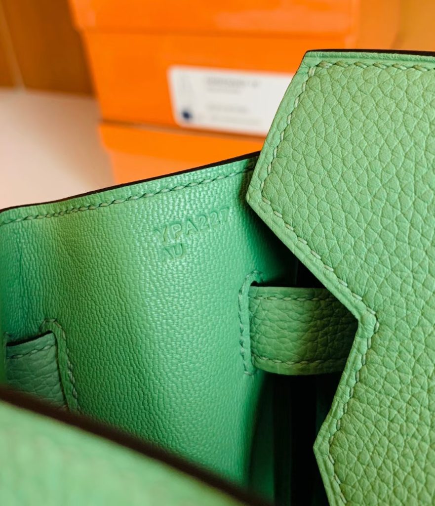 Hermes Birkin Togo Avocado green Gold Hardware 30cm Full Handmade ...