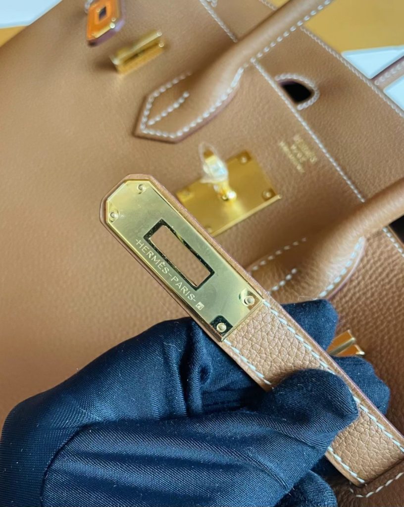 H Factory Bags Birkin Togo Golden Brown Gold Hardware 30cm Full ...